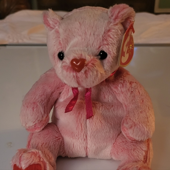 Ty | Toys | Ty Beanie Baby Bear Romance | Poshmark